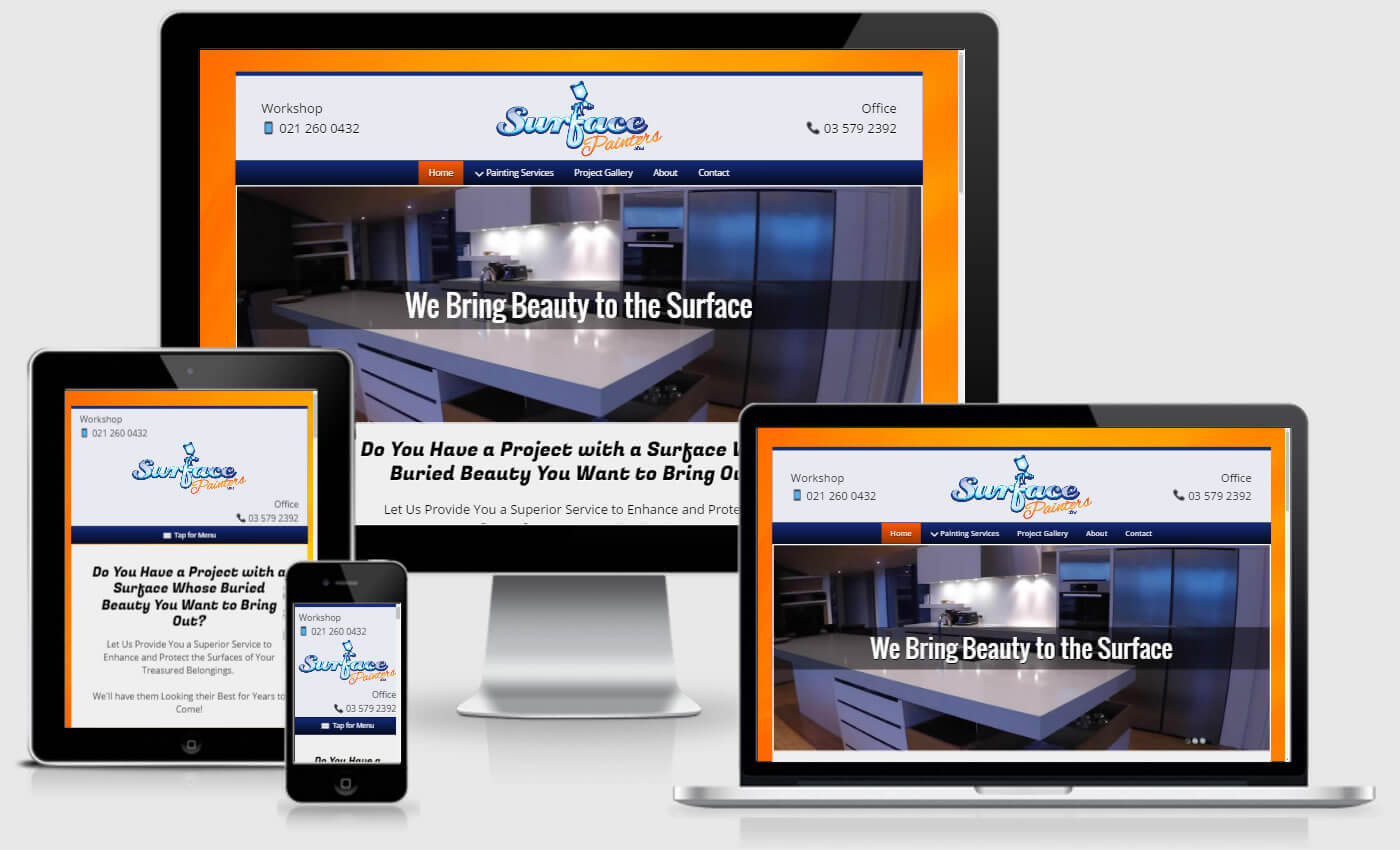 Website Creation for Surface Painters in Blenheim, Marlborough NZ ...